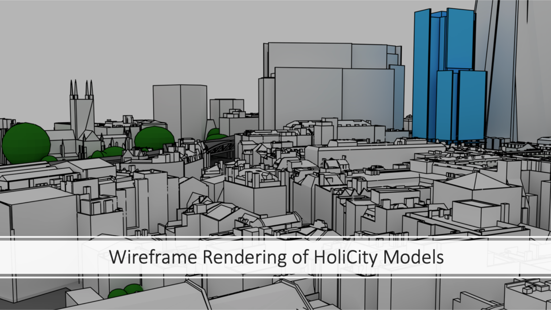 wireframe cad city dataset for holicity | AccuCities