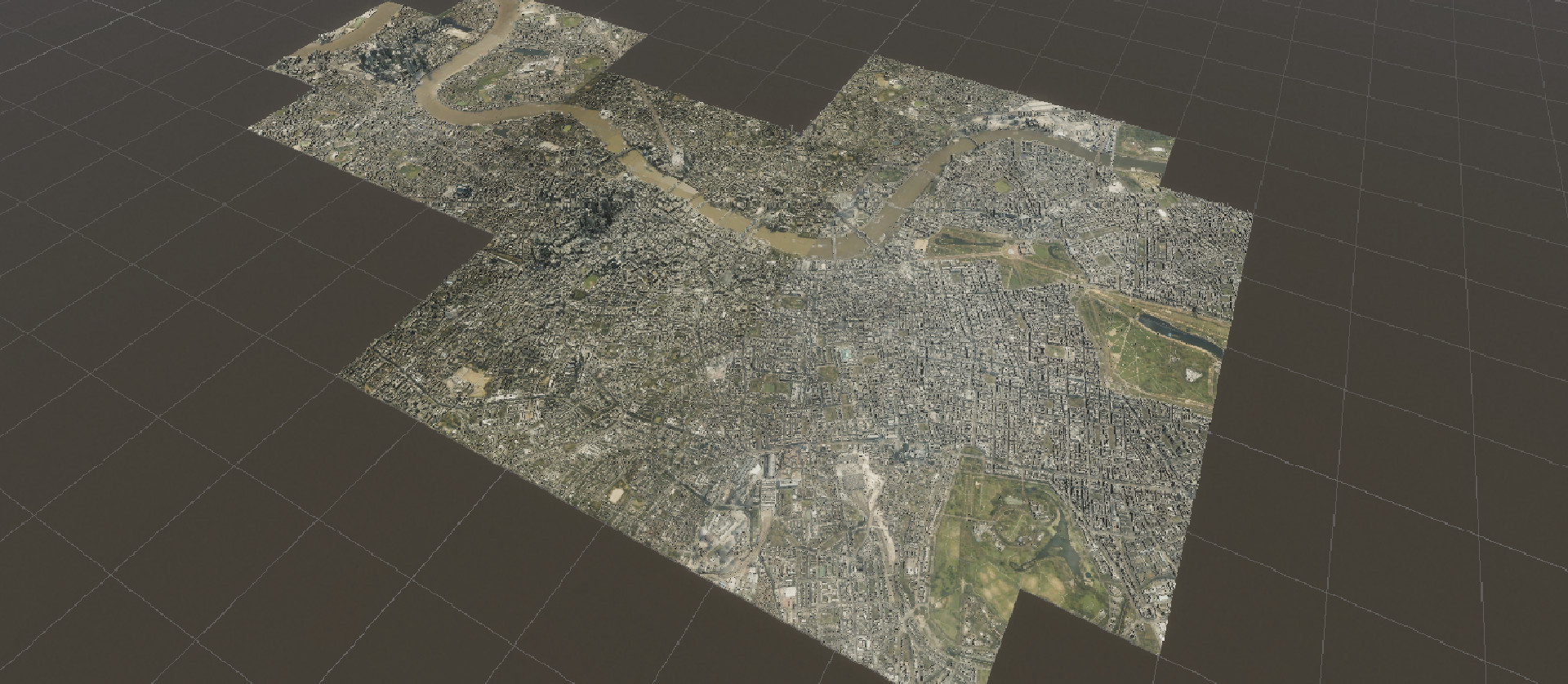 Textured 3D Model of London in Unity - AccuCities