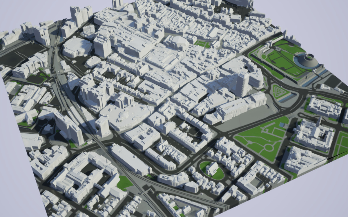3D Context Model Cardiff | AccuCities