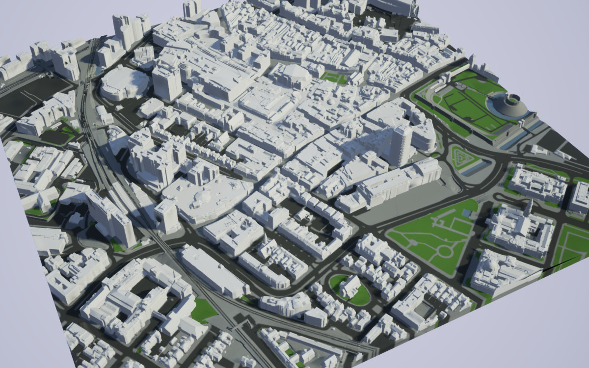3D Model of Cardiff Wales | AccuCities