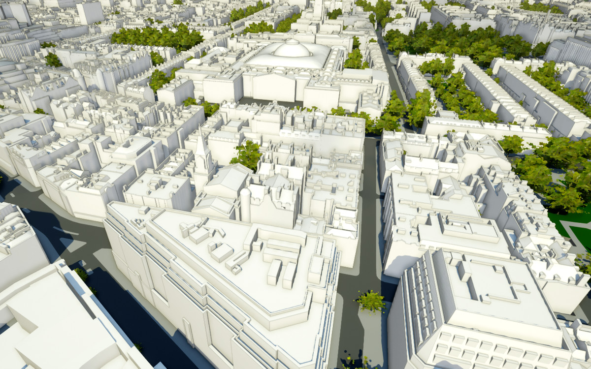 3D Model of the British Museum London | AccuCities