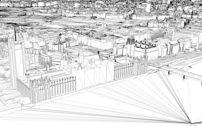 Base 3D Model of London Gallery | AccuCities