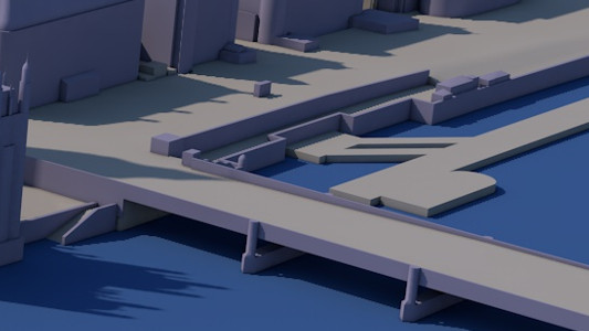 AccuCities_Base_3D_Model_of_London_terrain_westminster | AccuCities