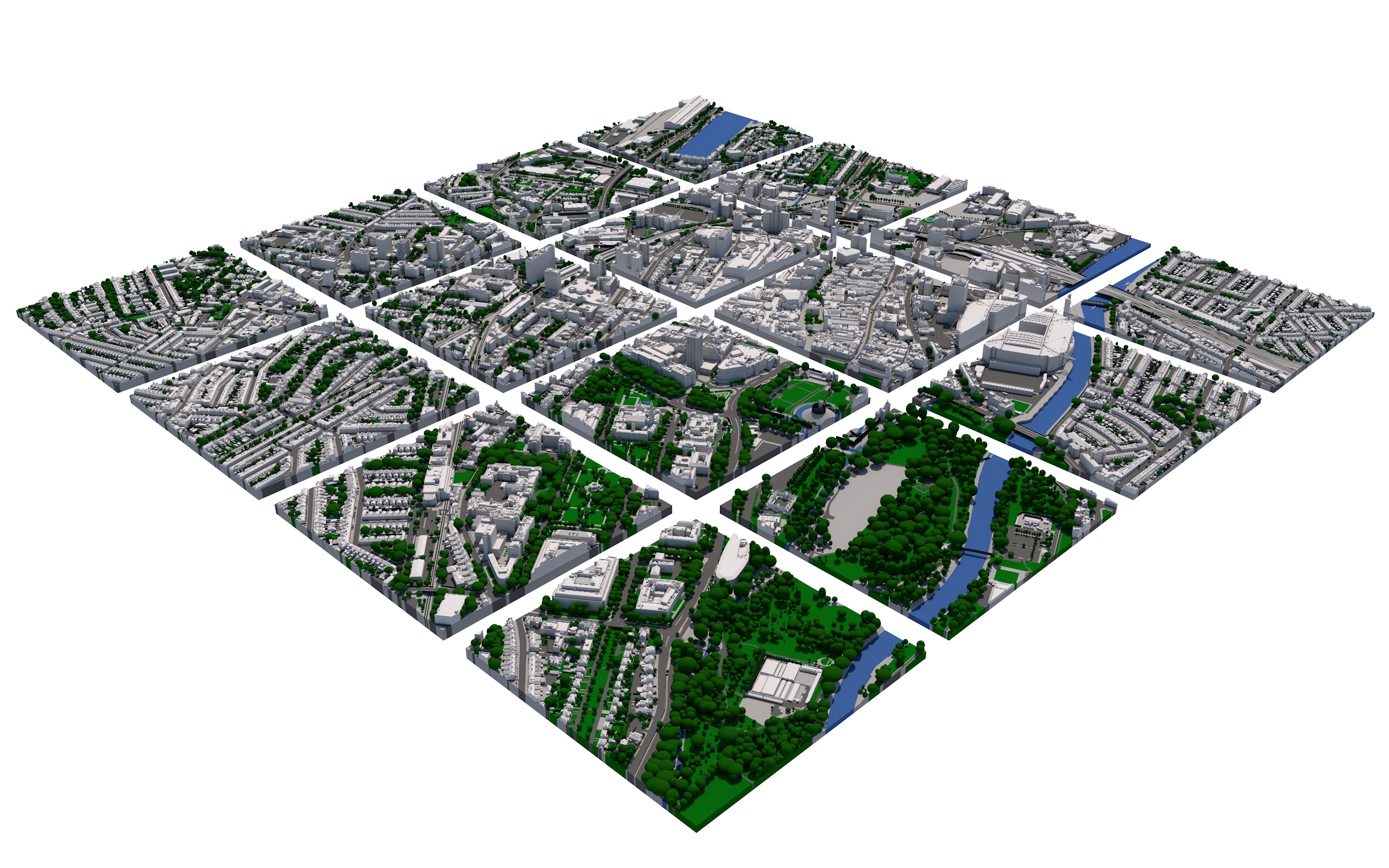 Cardiff_city_3D_map_tiles_Wales | AccuCities