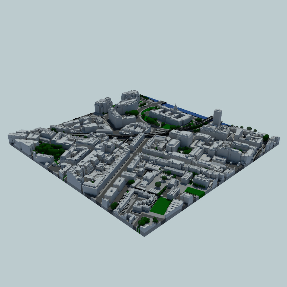 Free 3D Dublin City Model Sample | AccuCities