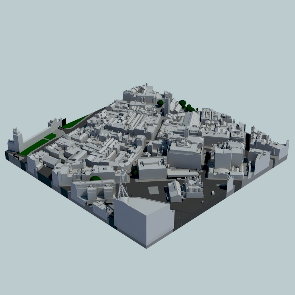 Free 3D Cardiff City Model Sample | AccuCities